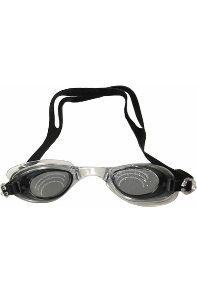 Bermuda Silikonlu Antifog Yüzücü Gözlüğü Çantalı Siyah