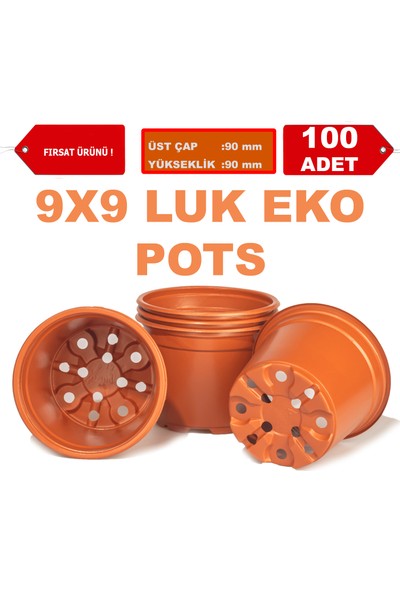 Bitki Üretim Saksısı 9*9 Luk Saksı Tek Alımda 100 Adet Bitki Üretim Saksısı 9*9 Luk Saksı Tek Alımda 100 Adet