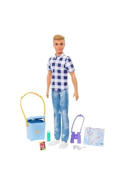 Barbie Ken Kampa Gidiyor Oyun Seti HHR66 Barbie Ken Kampa Gidiyor Oyun Seti HHR66