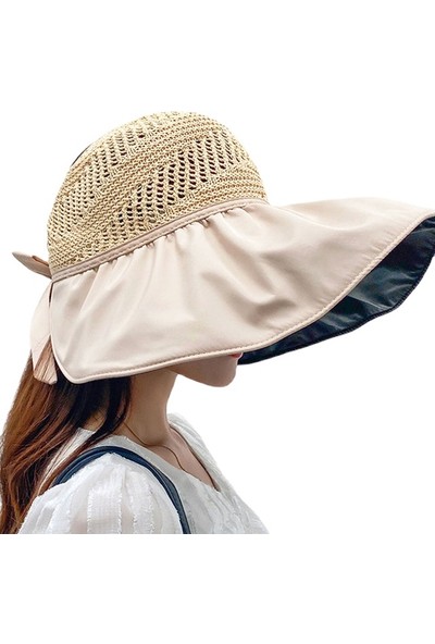 Keluofu Moda Kadın Güneşlik Şapka Açık Plaj Balıkçı Şapkası Yaz Bisiklete Binme Anti-Ultraviyole (Yurt Dışından) Keluofu Moda Kadın Güneşlik Şapka Açık Plaj Balıkçı Şapkası Yaz Bisiklete Binme Anti-Ultraviyole (Yurt Dışından)