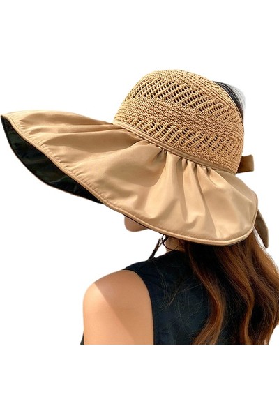 Keluofu Moda Kadın Güneşlik Şapka Açık Plaj Balıkçı Şapkası Yaz Bisiklete Binme Anti-Ultraviyole (Yurt Dışından) Keluofu Moda Kadın Güneşlik Şapka Açık Plaj Balıkçı Şapkası Yaz Bisiklete Binme Anti-Ultraviyole (Yurt Dışından)