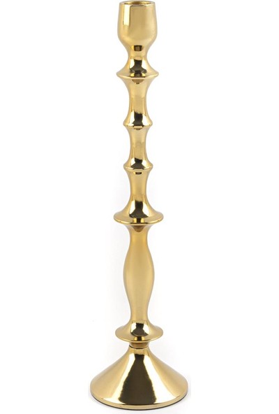 Mikasa Moor Gold Metal Boğumlu Mumluk 35 cm Mikasa Moor Gold Metal Boğumlu Mumluk 35 cm