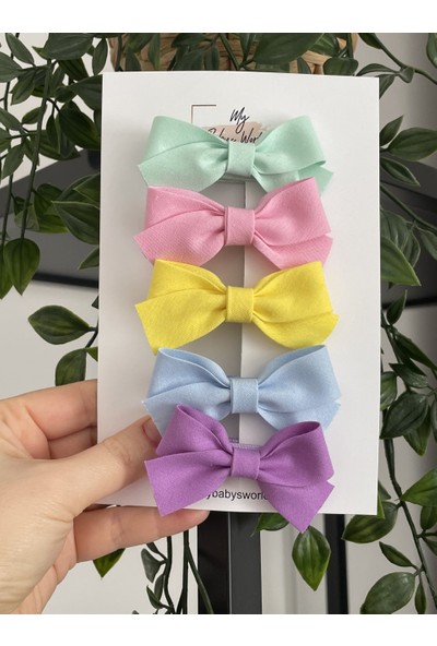 My Babys World 5 Li Fiyonk Modeli Klips Toka Seti