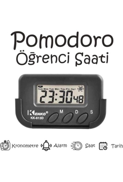 Mastercar Pilli Kronometre ve Alarmlı Mini Digital Masa Saati Mastercar Pilli Kronometre ve Alarmlı Mini Digital Masa Saati