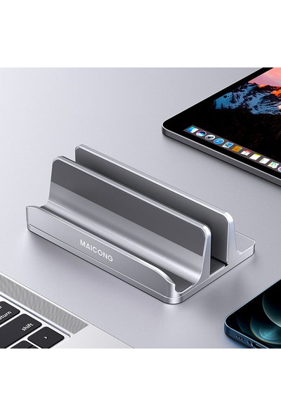 Ally Mc 818 Alüminyum Alaşımlı Dikey Laptop Masaüstü Standı