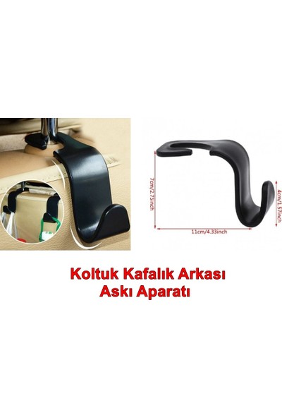 Birben Araç Koltuk Kafalık Askısı Oto Koltuk Arkası Askılık Organizer Birben Araç Koltuk Kafalık Askısı Oto Koltuk Arkası Askılık Organizer