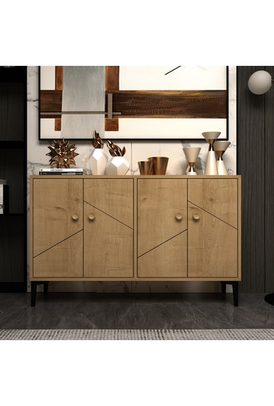 Mert Sert Mobilya Cria Meşe Konsol