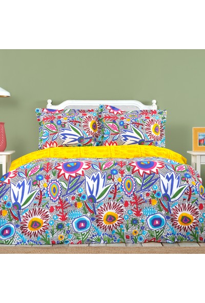 Karaca Home Young Flower Bomb %100 Pamuk Çift Kişilik Nevresim Takımı Karaca Home Young Flower Bomb %100 Pamuk Çift Kişilik Nevresim Takımı
