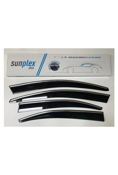 Sunplex Opel Astra J 2010-2015 4'lü Krom Cam Rüzgarlığı Sunplex Opel Astra J 2010-2015 4'lü Krom Cam Rüzgarlığı