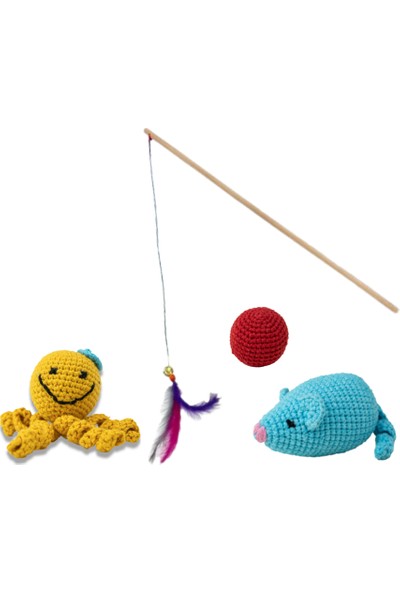 Pugalo Catnipli 4ü1 Arada Oyuncak Paketi