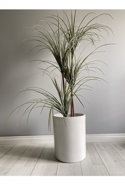 Odka Silindir Saksı 40CM Tabaklı Odka Silindir Saksı 40CM Tabaklı