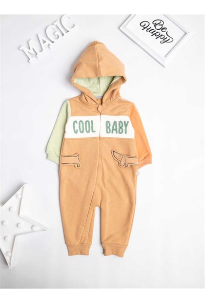 Le Mabelle Uzun Kollu Kiremit Cool Baby Bebek Tulum - John Le Mabelle Uzun Kollu Kiremit Cool Baby Bebek Tulum - John