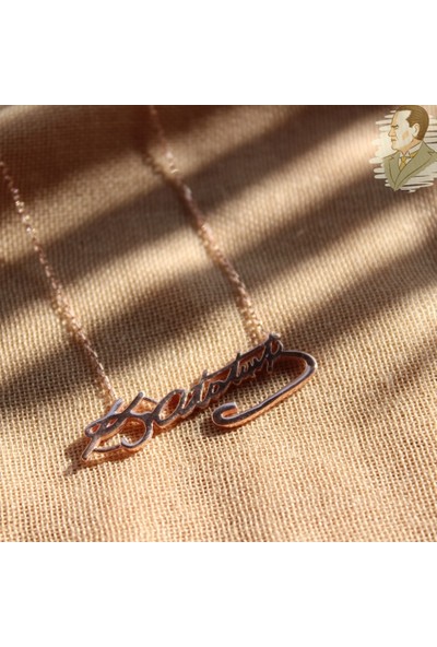 925 Ayar Gümüş Atatürk Imza Kolyesi