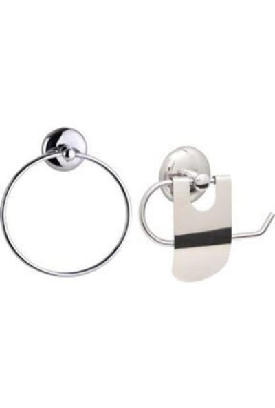 Kca Armatür Kcahavluluk 2 Li Set Peçetelik Kağıtlık