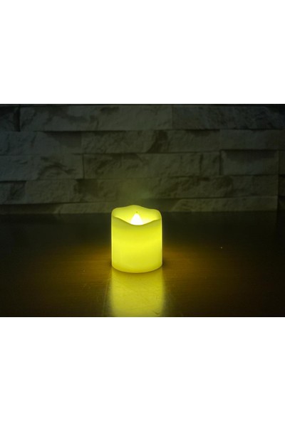 Bubbles Ledli Mum Tealight Işıklı Dumansız Alevli Sarı Pilli LED Mum 1 Adet Pil Dahil Bubbles Ledli Mum Tealight Işıklı Dumansız Alevli Sarı Pilli LED Mum 1 Adet Pil Dahil