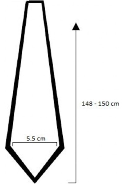 Elegant Accessories Kravat Mendil Seti 5.5 cm