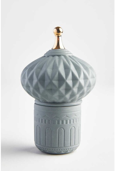 Istanbul Porselen Kapaklı Mumluk