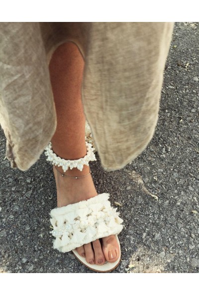 Vintage Makrome Terlik