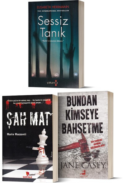 Polisiye ve Gerilim Serisi - Set 5 - 3 Kitap Polisiye ve Gerilim Serisi - Set 5 - 3 Kitap