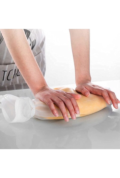 Sinerji Shop Büyük Hamur Torbası Silikon Şeffaf Hamur Yoğurma Torbası Ekmek Makarna Mantı Hamuru Kolay Yoğurma Sinerji Shop Büyük Hamur Torbası Silikon Şeffaf Hamur Yoğurma Torbası Ekmek Makarna Mantı Hamuru Kolay Yoğurma