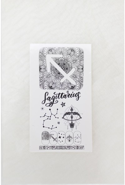 Yay Burcu El Tırnak Dövmesi - Tırnak Tattoo - Nail Art - Tırnak Sticker Yay Burcu El Tırnak Dövmesi - Tırnak Tattoo - Nail Art - Tırnak Sticker