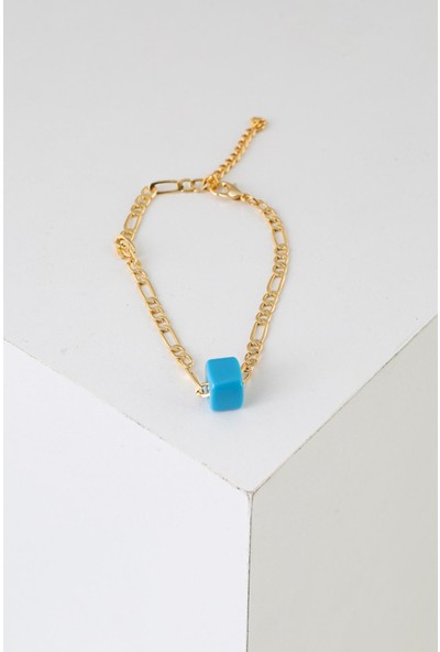 Bodrum Boncuklu Altın Kaplama Halhal Bodrum Boncuklu Altın Kaplama Halhal