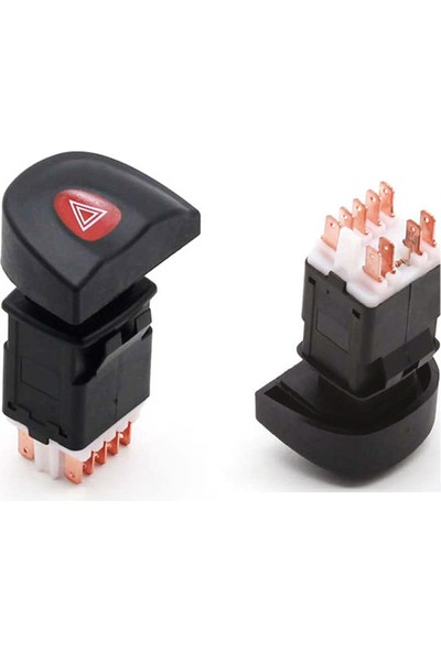 Allestock Renault Megane 1 - Flaşör Anahtarı - 9 Pin Allestock Renault Megane 1 - Flaşör Anahtarı - 9 Pin