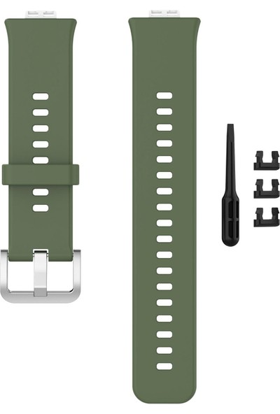 Eleanos Yumuşak Silikon Watch Band Kayış Huawei Izle Fit TIA-B09 TIA-B19 Koyu Yeşil Için Uyar (Yurt Dışından) Eleanos Yumuşak Silikon Watch Band Kayış Huawei Izle Fit TIA-B09 TIA-B19 Koyu Yeşil Için Uyar (Yurt Dışından)