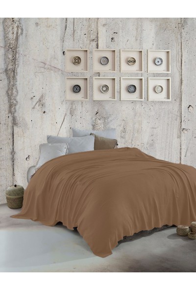 Gold Cotton Bambu Çift Kişilik Jakarlı Pike