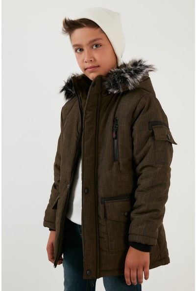 Lela Içi Peluş Astarlı Çıkarılabilir Kapüşonlu Cepli Kışlık Mont Erkek Çocuk Mont 5760019 Lela Içi Peluş Astarlı Çıkarılabilir Kapüşonlu Cepli Kışlık Mont Erkek Çocuk Mont 5760019