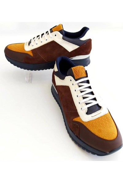 Cassido Shoes Içi ve Dışı Hakiki Deri Kahverengi Ayakkabı