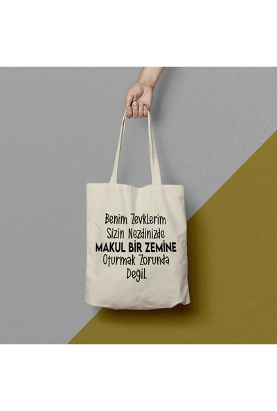 Makul Bir Zemin – Kanvas Çanta Makul Bir Zemin – Kanvas Çanta
