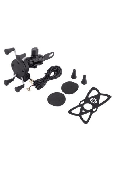 Motosiklet Ahtapot Telefon Tutucu Şarjlı