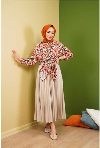 Bakış Butik Tesettür Dijital Baskılı Gömlek Bakış Butik Tesettür Dijital Baskılı Gömlek
