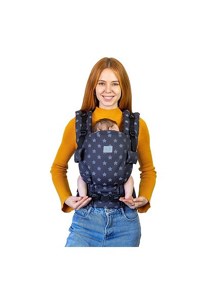 Mababy Ergonomik Bebek Kangurusu, Füme, Organik Pamuk, Hubble Mababy Ergonomik Bebek Kangurusu, Füme, Organik Pamuk, Hubble