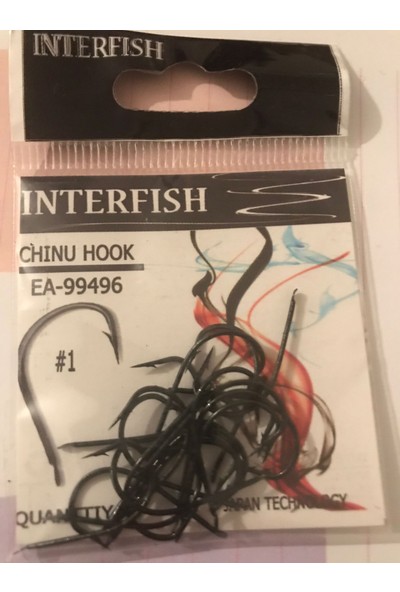 Interfit Balık Kancası 1 No Nikel 20 Adet Interfish Interfit Balık Kancası 1 No Nikel 20 Adet Interfish