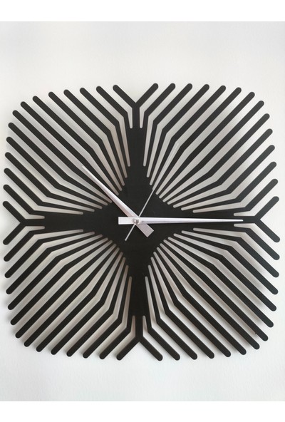 Leylaser Ahşap Mdf Dekoratif Duvar Saati Model 17 50 x 50 cm Leylaser Ahşap Mdf Dekoratif Duvar Saati Model 17 50 x 50 cm