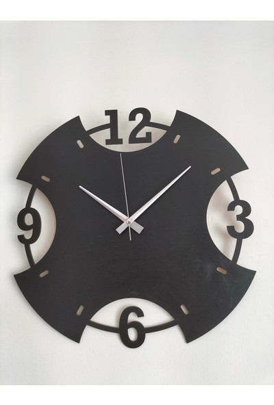 Leylaser Ahşap Mdf Dekoratif Duvar Saati Model 8 50 x 50 cm Leylaser Ahşap Mdf Dekoratif Duvar Saati Model 8 50 x 50 cm