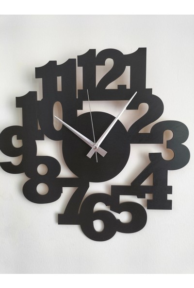 Leylaser Ahşap Mdf Dekoratif Duvar Saati Model 4 50 x 50 cm Leylaser Ahşap Mdf Dekoratif Duvar Saati Model 4 50 x 50 cm