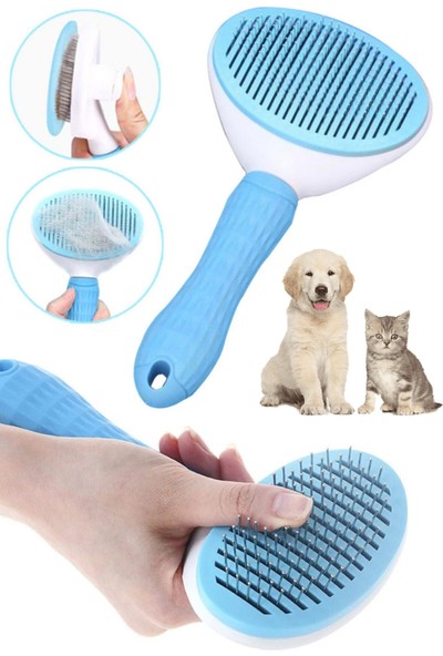 Kedi Fırça ve Tarağı Kıl Tüy Toplama Basmalı Tiftik Kedi Köpek Evcil Hayvan Temizleme Masaj Aleti Kedi Fırça ve Tarağı Kıl Tüy Toplama Basmalı Tiftik Kedi Köpek Evcil Hayvan Temizleme Masaj Aleti