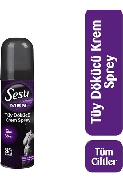 Sesu Tüy Dökücü Krem Sprey Men