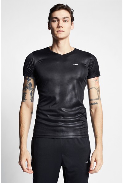 Lescon Siyah Erkek Kısa Kollu T-Shirt 22S-1222-22N Lescon Siyah Erkek Kısa Kollu T-Shirt 22S-1222-22N