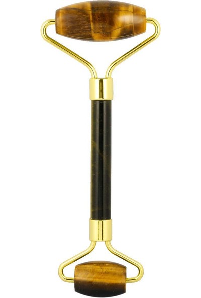 Kaplan Gözü %100 Doğal Taş Roller Yüz Masaj Aleti Cilt Masajı Taşı Kaplan Gözü %100 Doğal Taş Roller Yüz Masaj Aleti Cilt Masajı Taşı