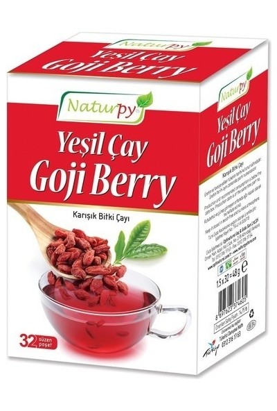 Naturpy Gojıiberry Yeşil Çay Mix Karışık 32 Poşet Naturpy Gojıiberry Yeşil Çay Mix Karışık 32 Poşet