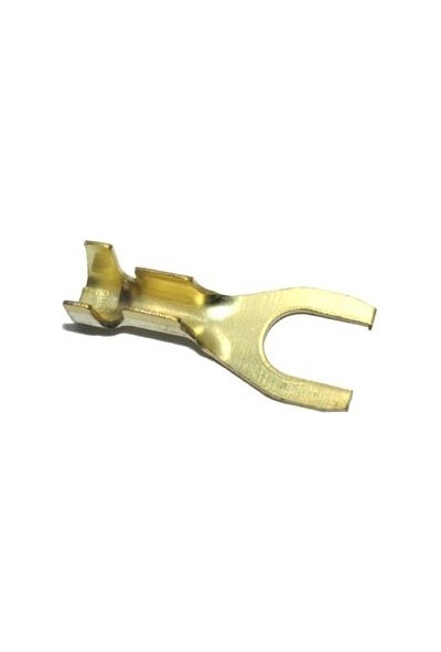 Kablo Ucu Izolesiz Çatal Y Tip 6,3 mm Fiş 5'li Paket Kablo Ucu Izolesiz Çatal Y Tip 6,3 mm Fiş 5'li Paket