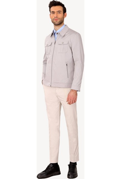 Ysf Erkek Gri Spor Yazlık Mont