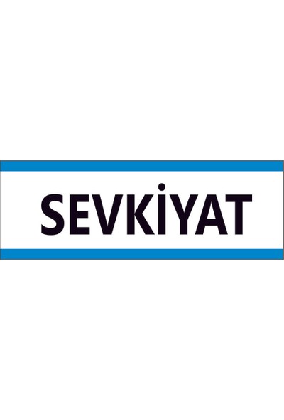 Çağ Sevkiyat 3 mm Dekota Uyarı Levhası 30X10 cm Çağ Sevkiyat 3 mm Dekota Uyarı Levhası 30X10 cm