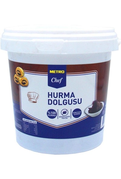 Metro Chef Hurma Dolgusu (Püresi) 1kg Metro Chef Hurma Dolgusu (Püresi) 1kg