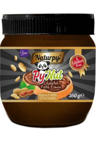 Naturpy Pynut Glutensiz Çikolatalı Fıstık Ezmesi 360 gr Naturpy Pynut Glutensiz Çikolatalı Fıstık Ezmesi 360 gr