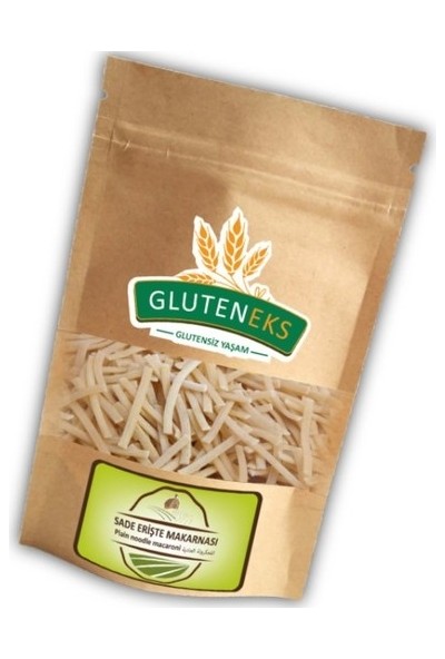 Gluteneks Sade Erişte Makarnası 125 G (Glutensiz) Gluteneks Sade Erişte Makarnası 125 G (Glutensiz)
